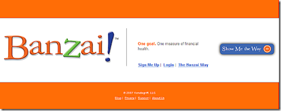 Banzai, New Online Personal Finance Site Opens to Public - Finovate